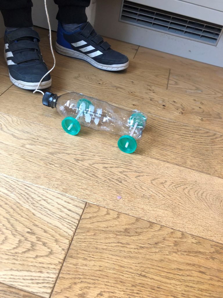 Bottle Car Making - Rowlands Gill Primary School
