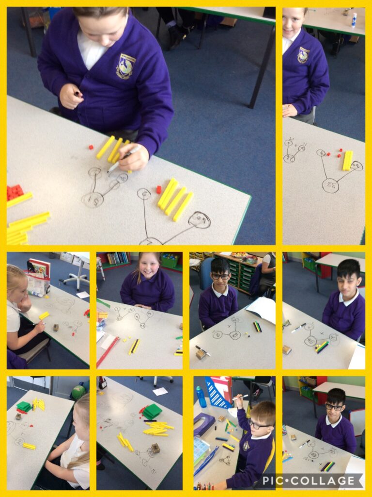 Partitioning numbers using dienes and part, part, whole models ... Partitioning numbers using dienes and part, part, whole models ...