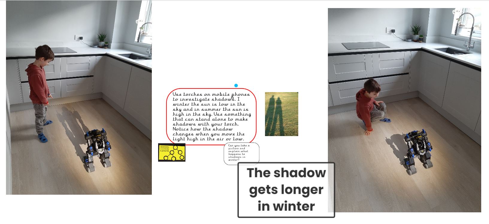Fantastic Science investigations into winter shadows. - Rowlands Gill ...
