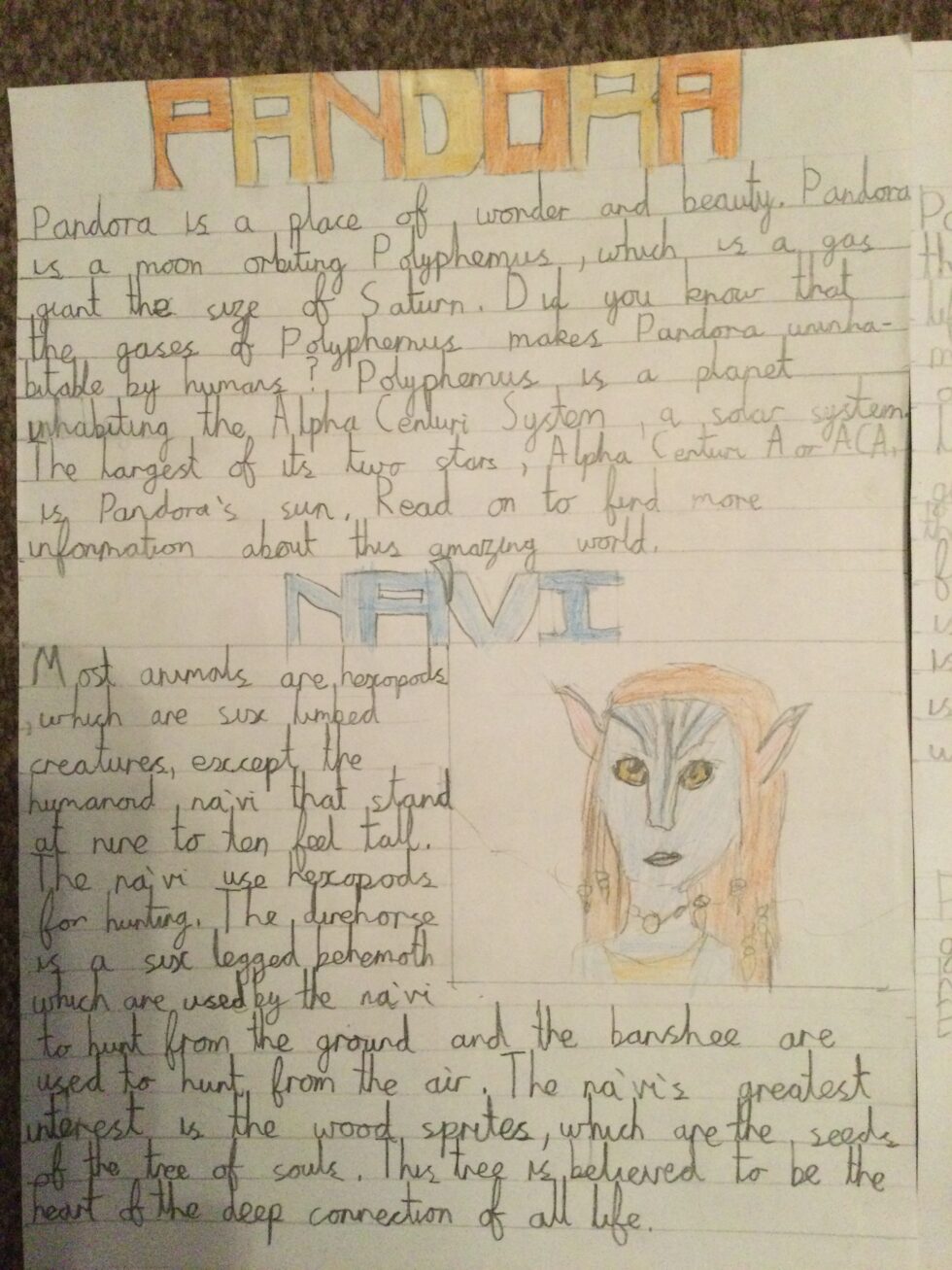 Non-Chronological Reports: Pandora | Rowlands Gill Primary School