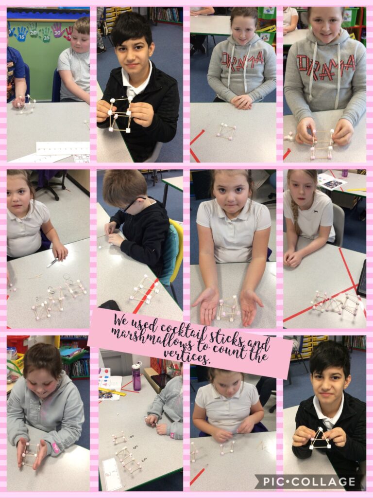 Marshmallow 3D shapes! - Rowlands Gill Primary School