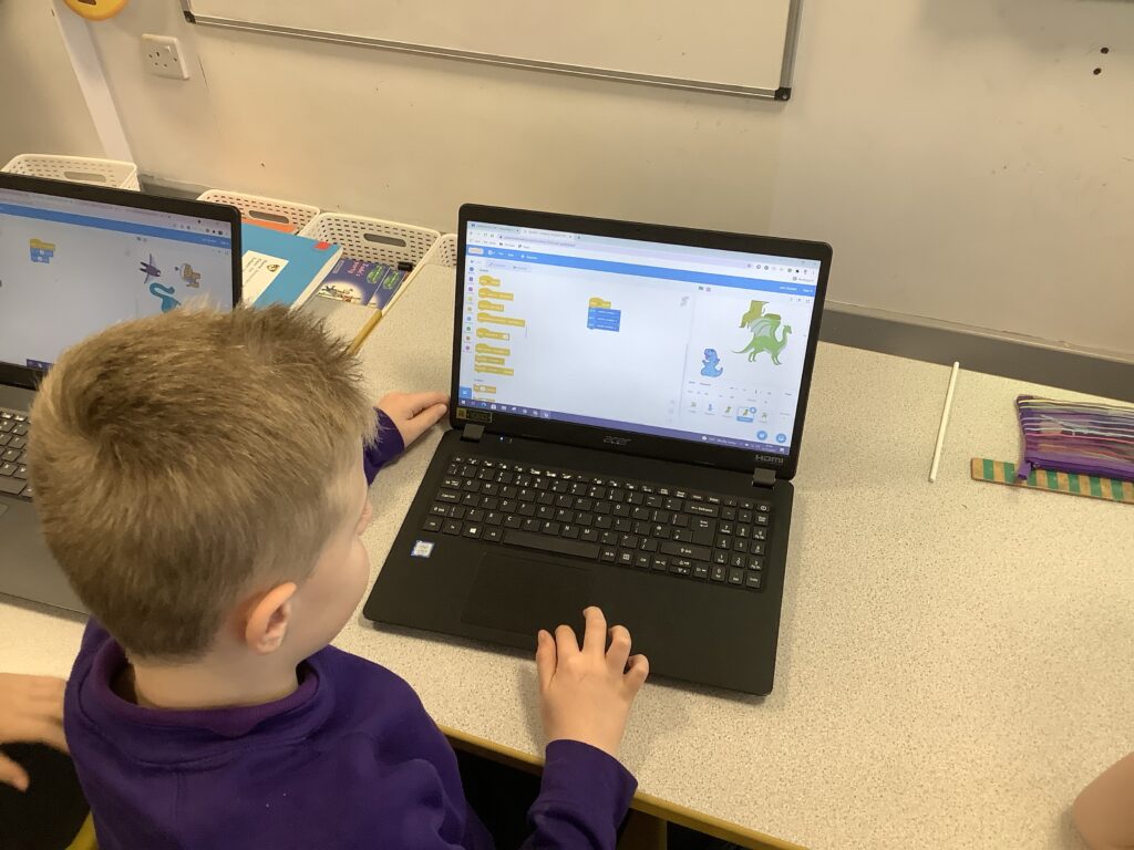 Sequencing in Scratch - Rowlands Gill Primary School