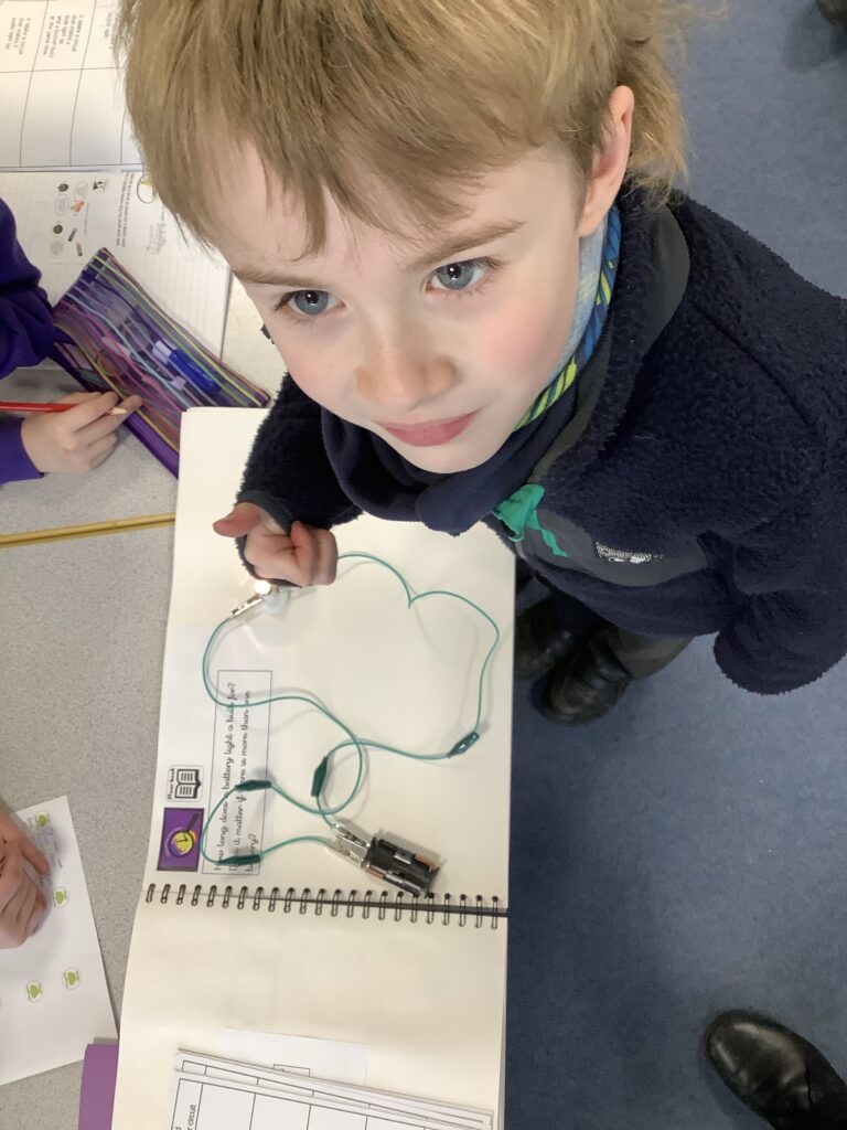 Sparks were flying in science - Rowlands Gill Primary School