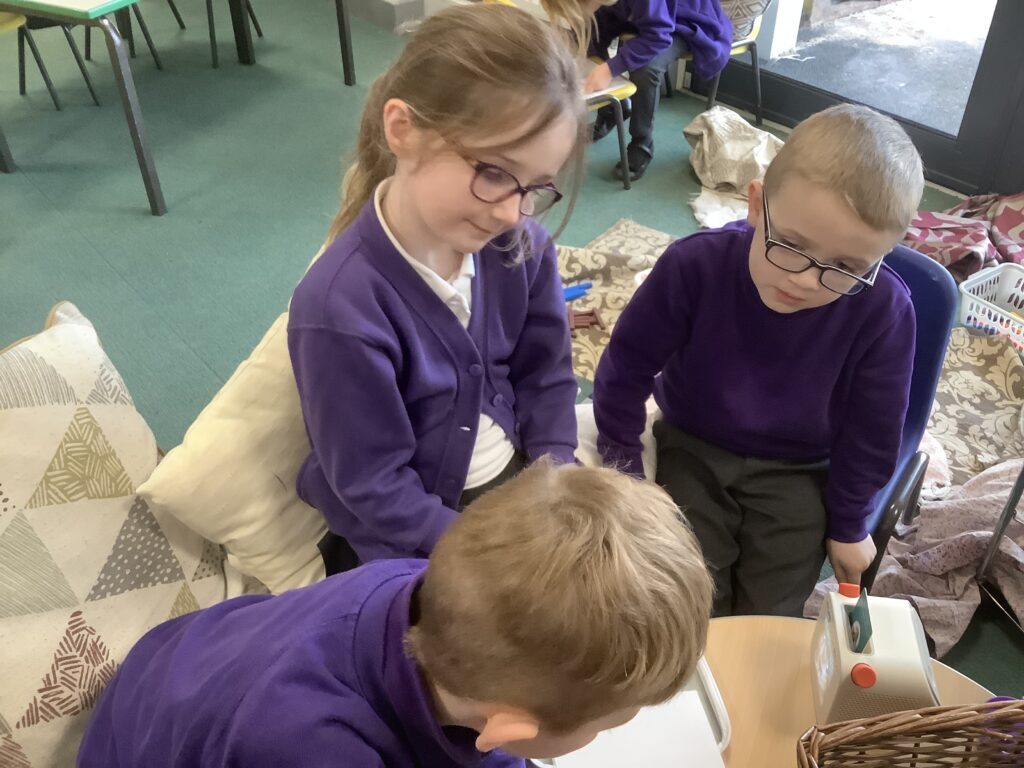 Listening to stories - Rowlands Gill Primary School