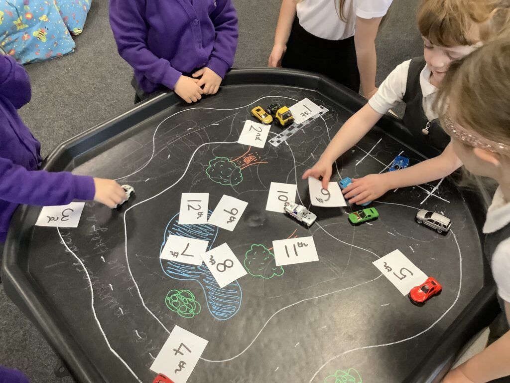 Ordinal number races - Rowlands Gill Primary School