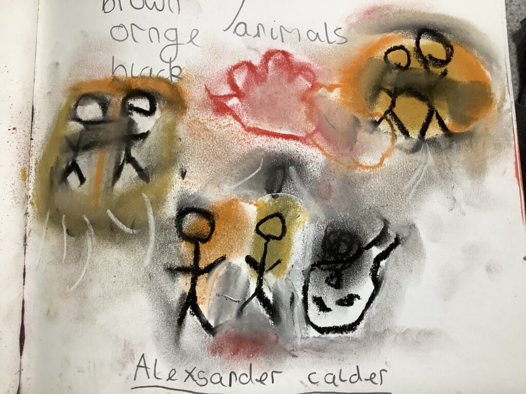 Alexander Calder and cave paintings - Rowlands Gill Primary School