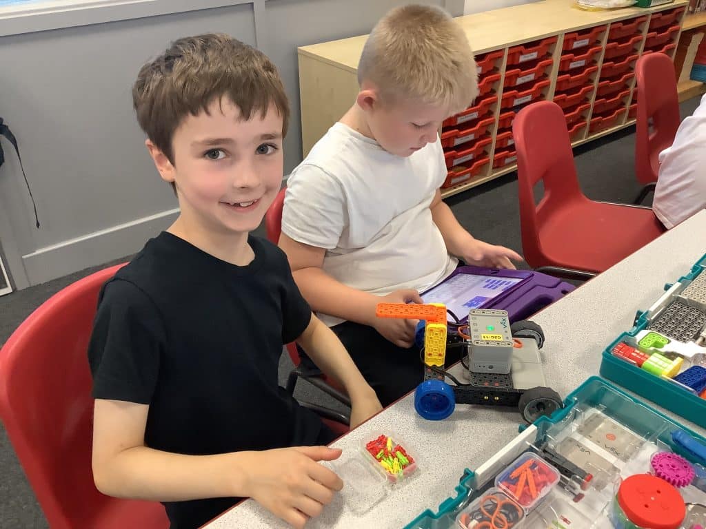 Robotics in Class 5 - Rowlands Gill Primary School